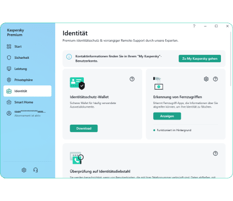 Kaspersky Premium – Leistungsstarker Identitäts- und Virenschutz ...